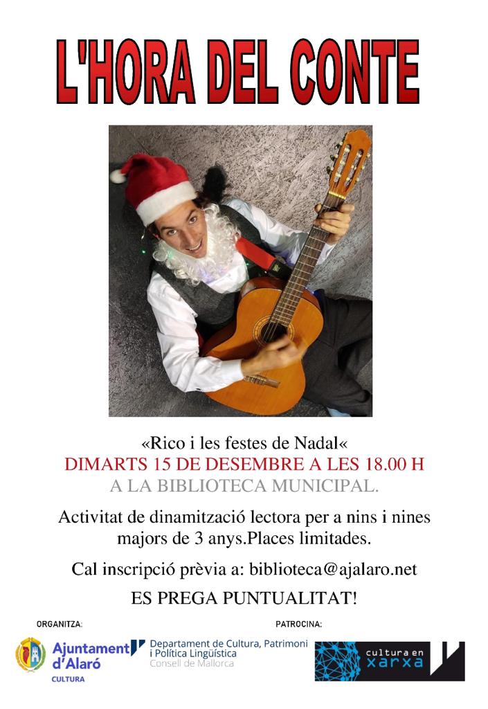L'HORA DEL CONTE | Ajuntament d'Alaro